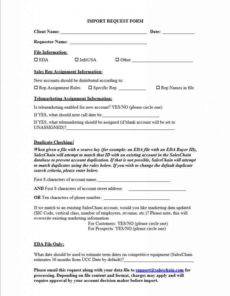 Downloads – SalesChain